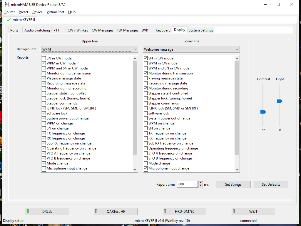 Config Ports tab - iv3xnf