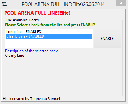 Pool Arena - Elite Game'sTrainer's!