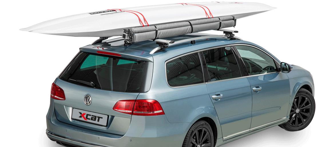 Mobiles Segelboot auf dem Autodach oder beim Camping transportieren ...