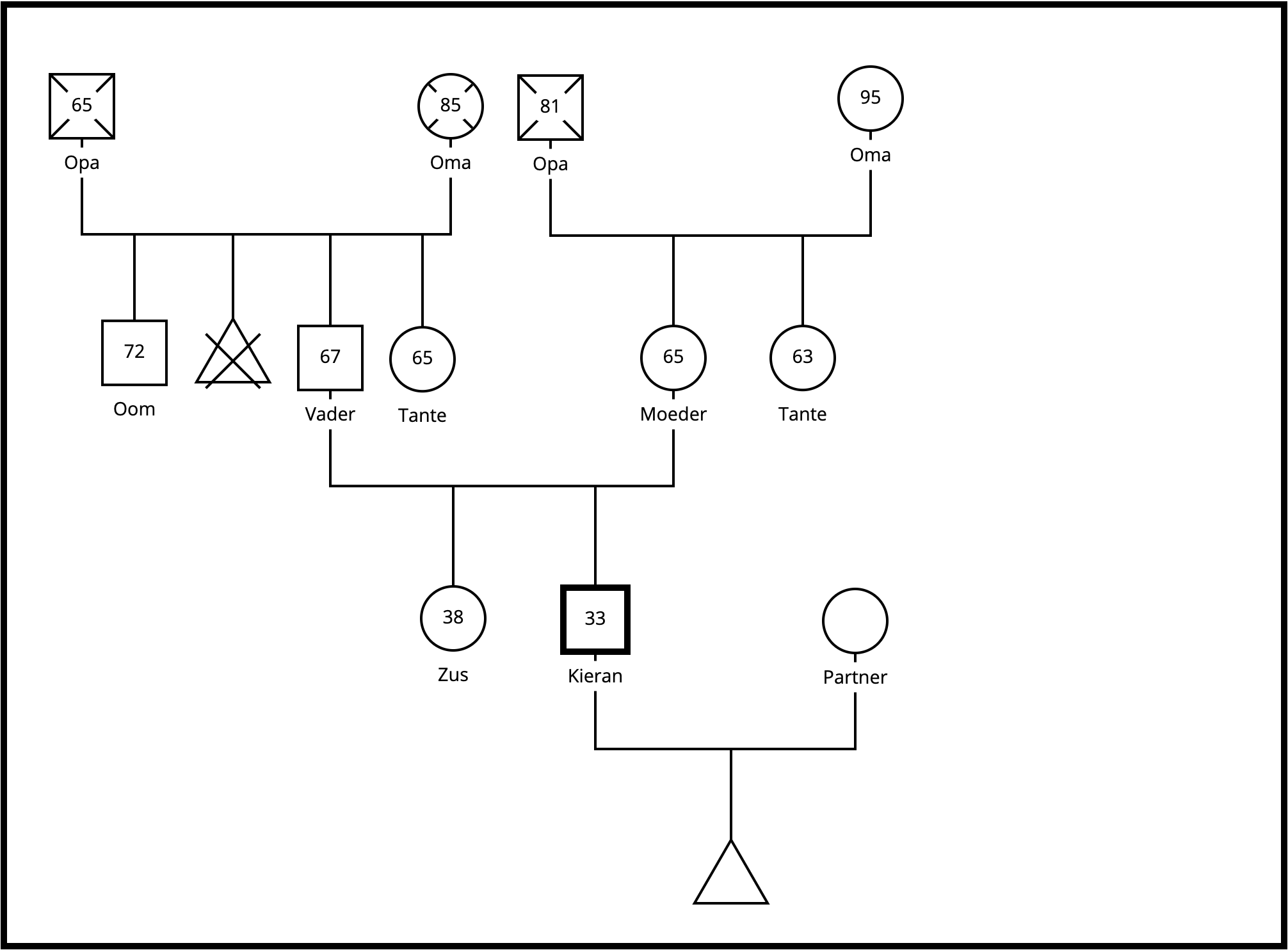 Hoe teken je een genogram? - Roots of Me Genogram Software