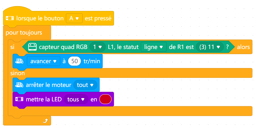 SUIVEUR DE LIGNE MBOT2 - Site de courstechnocollege
