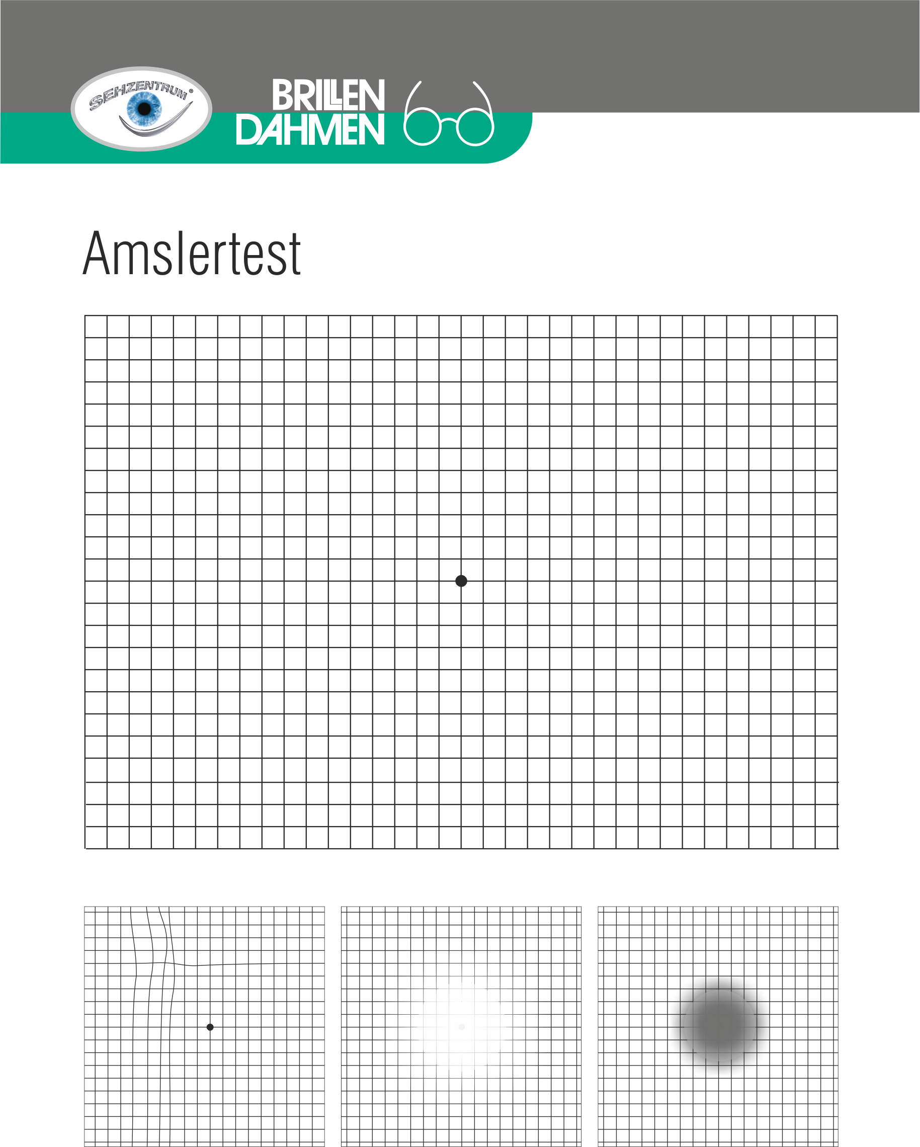 Amslertest - Sehzentrum Brillen Dahmen