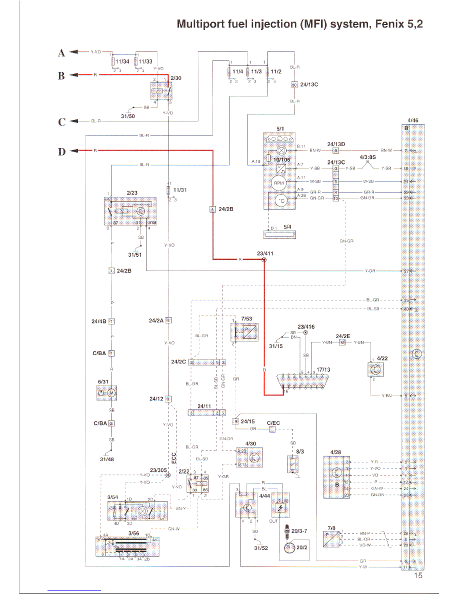 VOLVO 850 Wiring Diagrams - Car Electrical Wiring Diagram