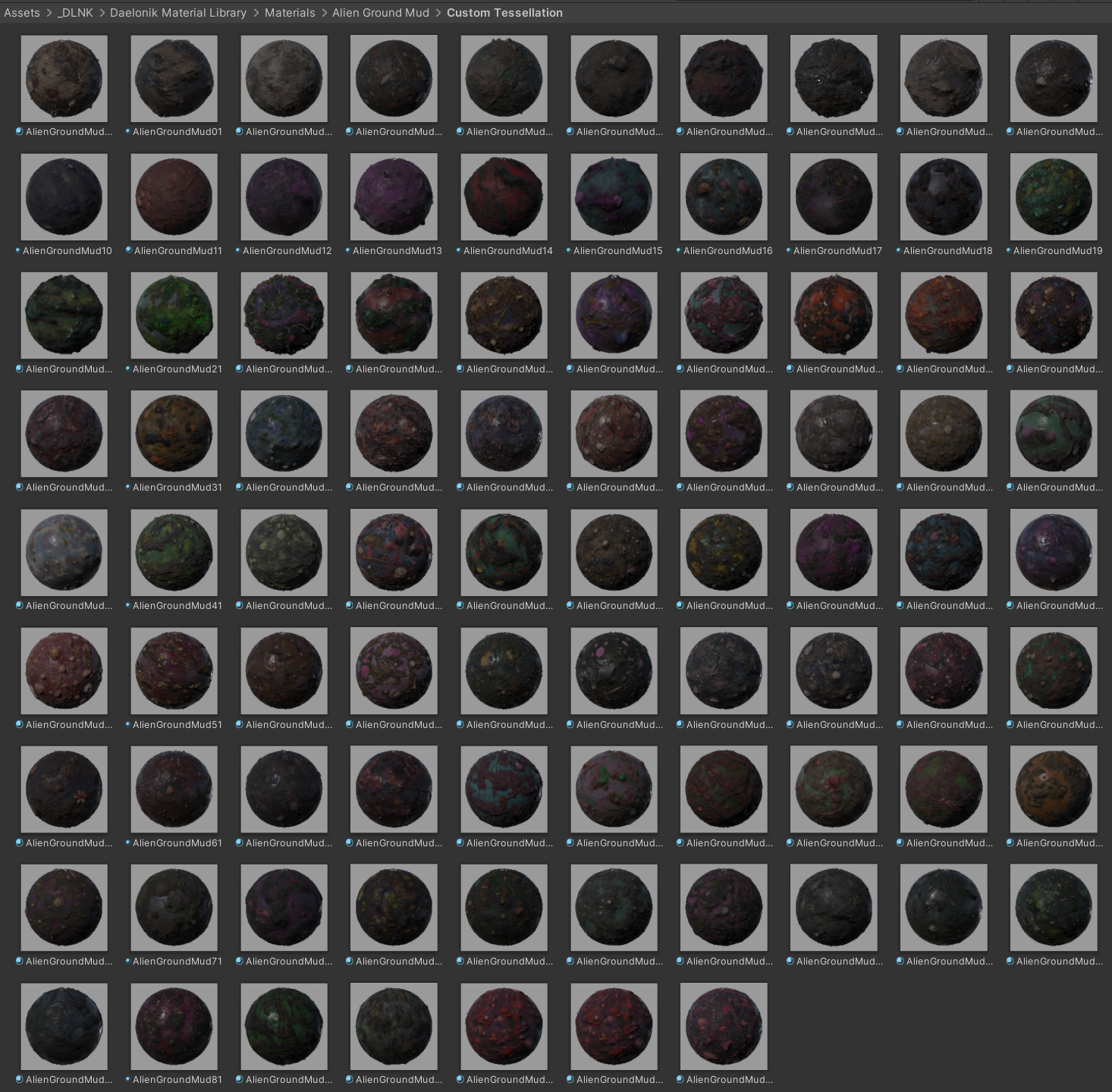 alien mud Material pack - DLNK Artworks