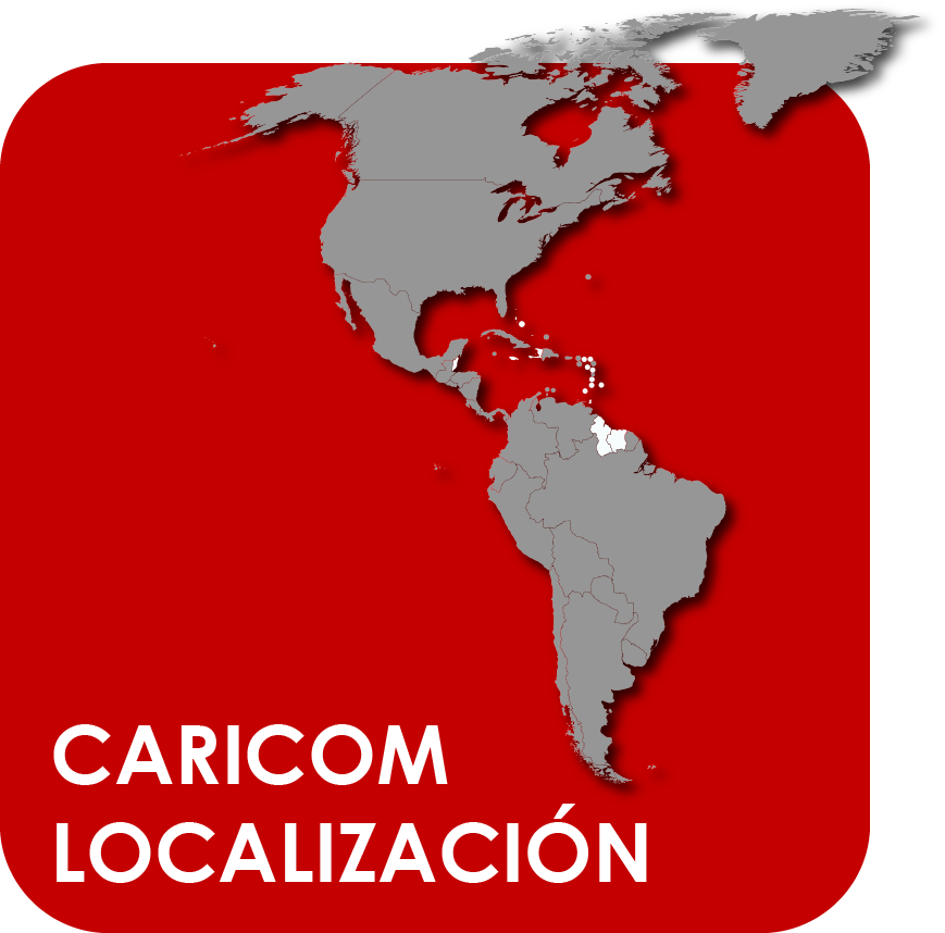 comunidad del caribe (Caricom) - Mapas y Banderas