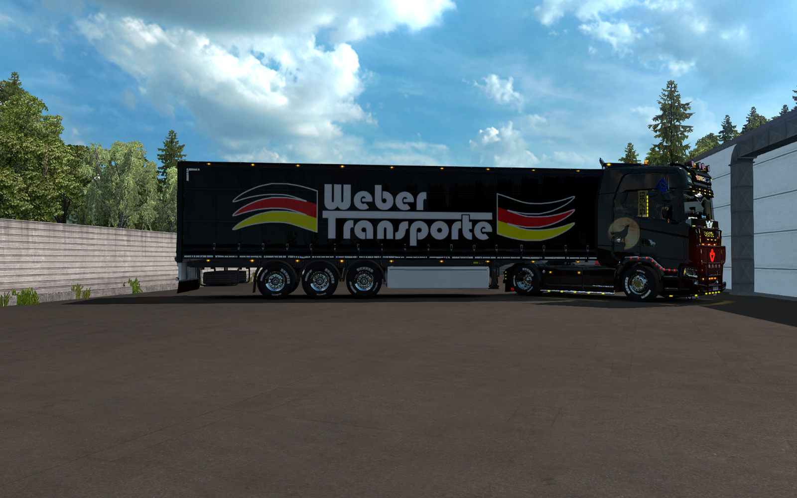 Virtuelle Spedition in ets2 - ets2-webertransportes Webseite!