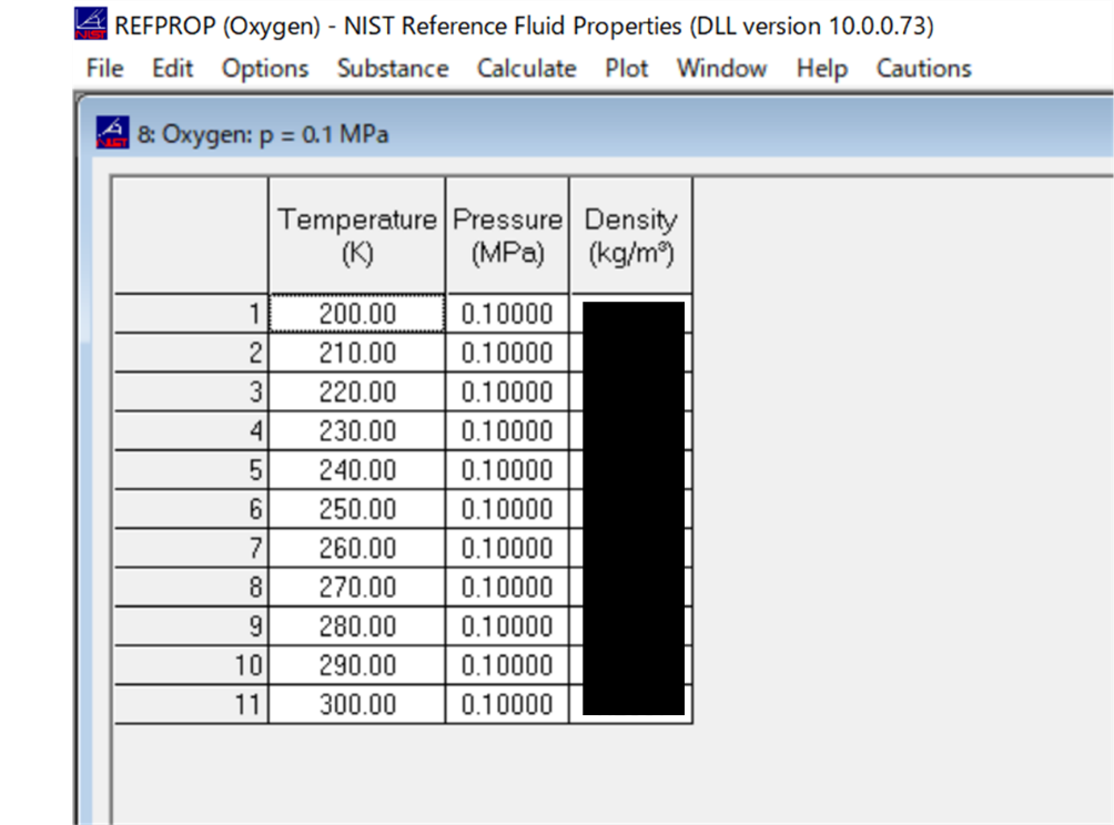 基本操作 - REFPROPの紹介