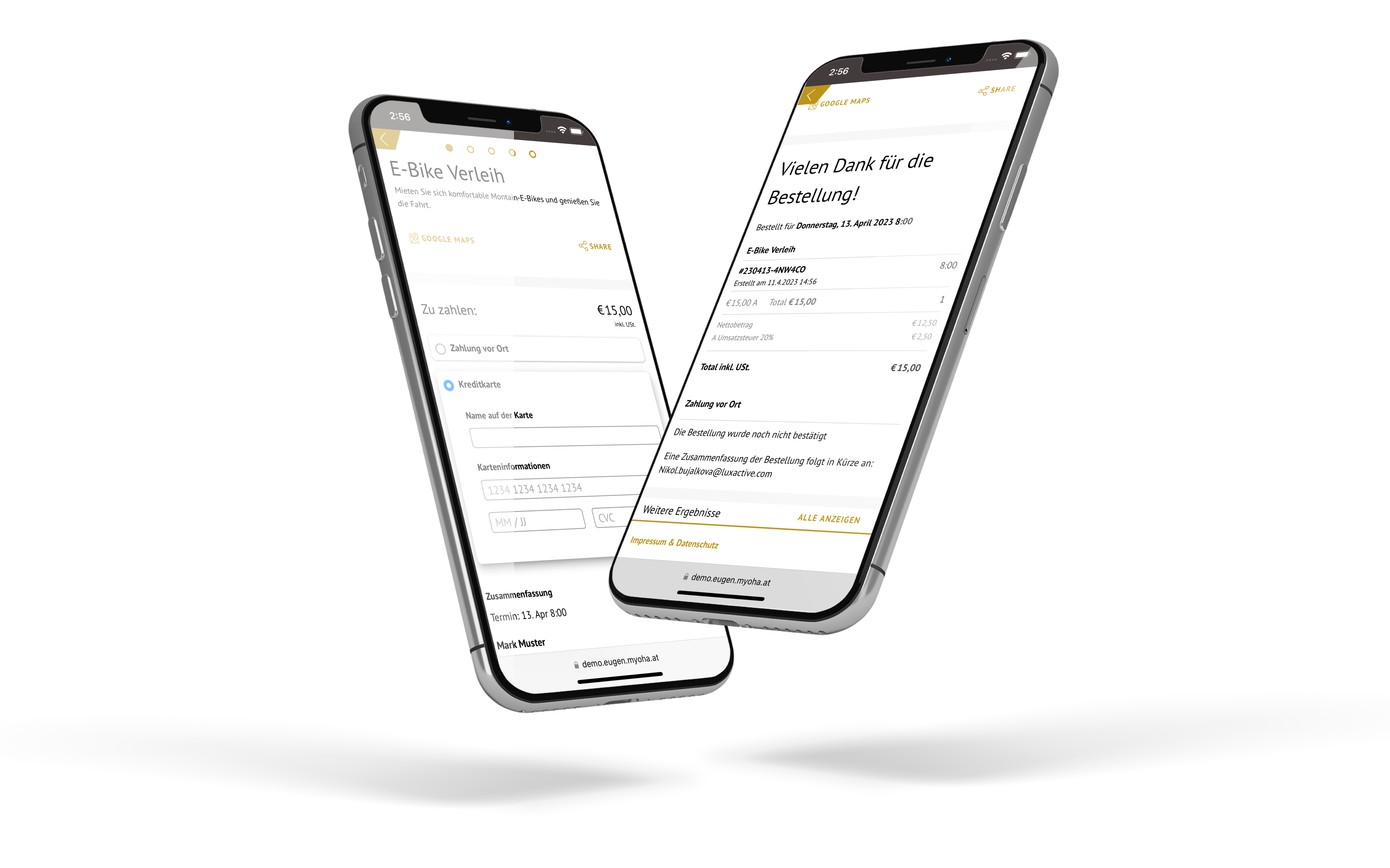Rental and online booking system for e-bikes and fun mobility vehicles - LuxActive