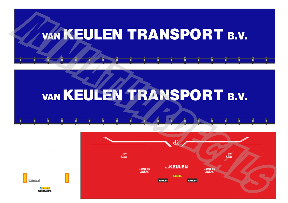 Decals V - Miniatuurdecals, textiel & cadeauartikelen