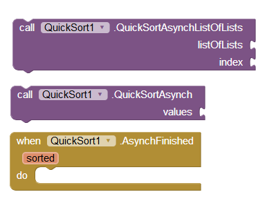 Quick Sort - App Inventor Daniel
