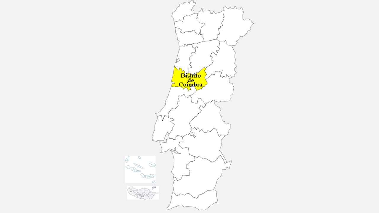 O DISTRITO DE COIMBRA - Evolução da População