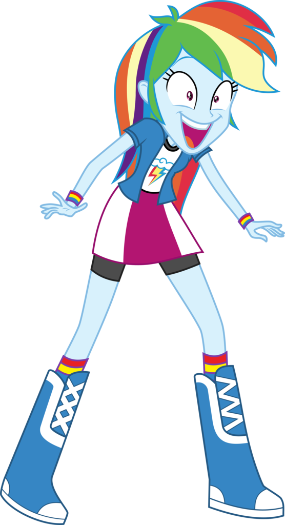 EQG Rainbow Dash Vectors - rupahrusyaidi