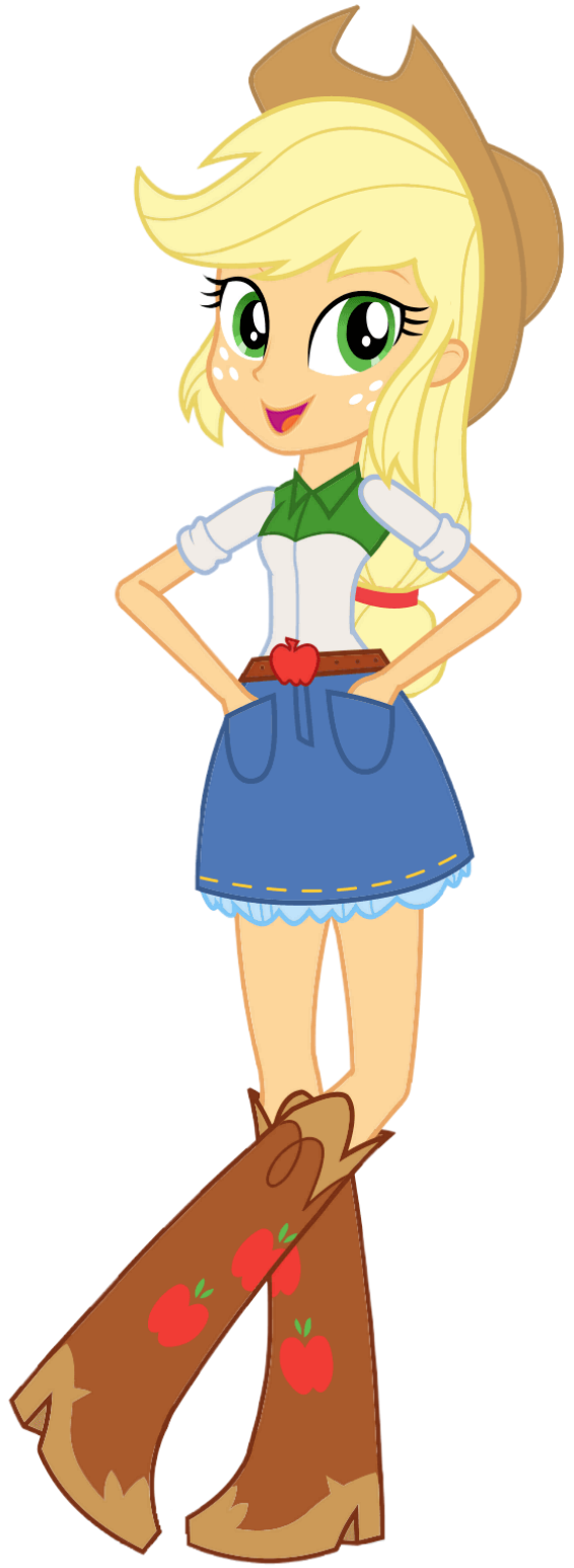 EQG AppleJack Vectors - rupahrusyaidi