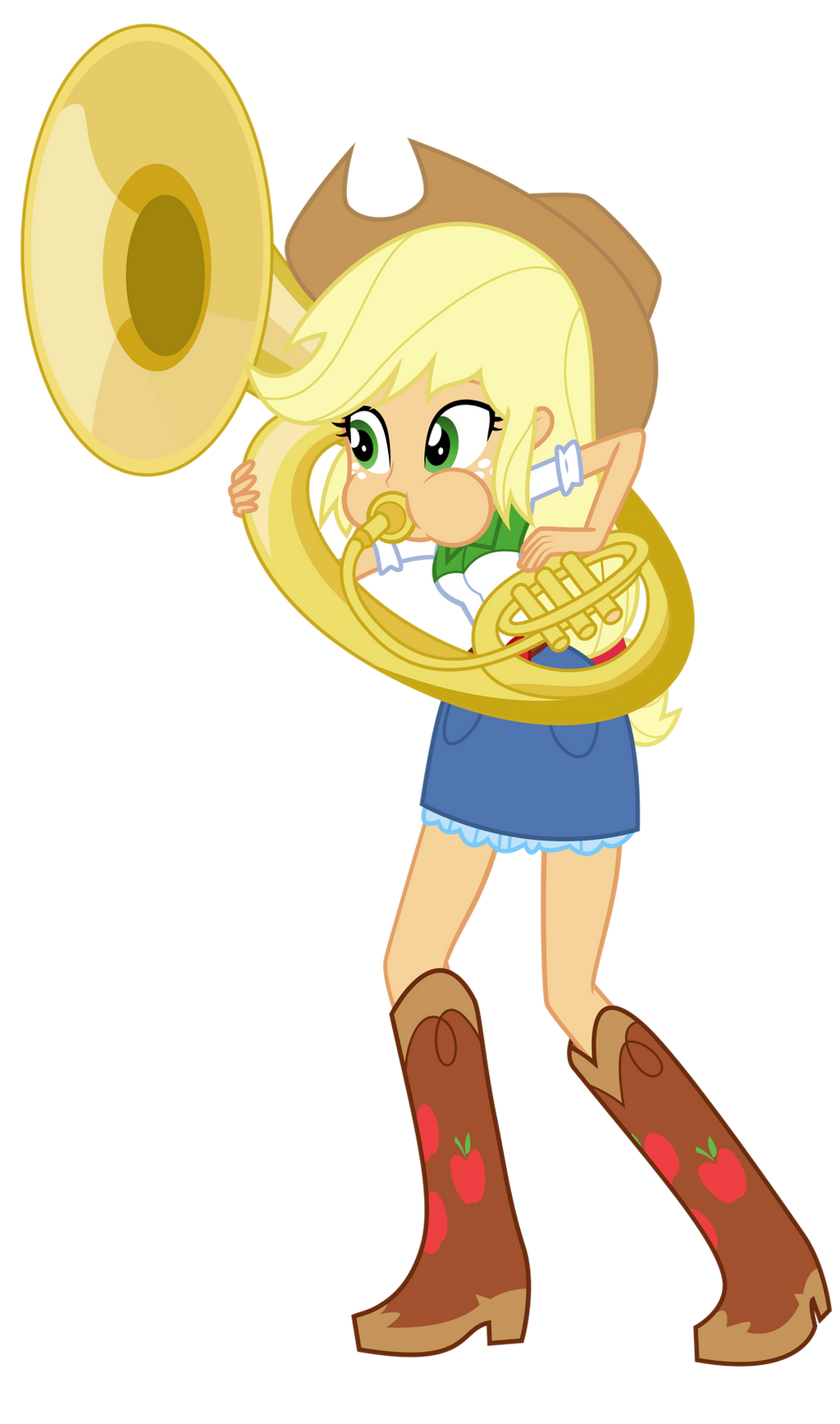 EQG AppleJack Vectors - rupahrusyaidi