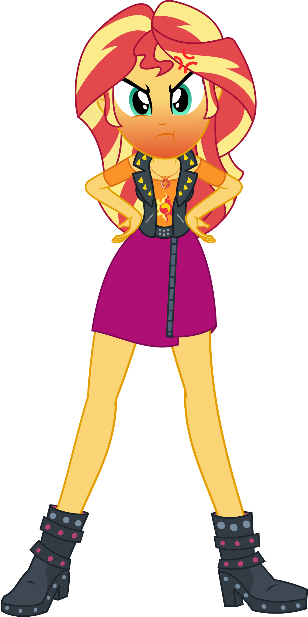 EQG Sunset Shimmer Vectors - rupahrusyaidi