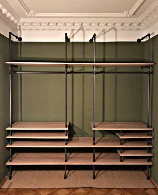 Kleiderschrank Aus Rohren