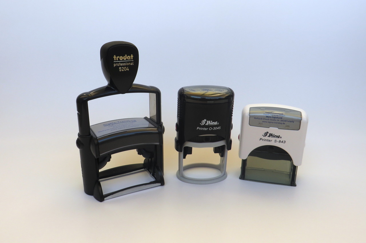 Stempel, Automatic oder eco ab 19,-€ - PrintService-Vetter
