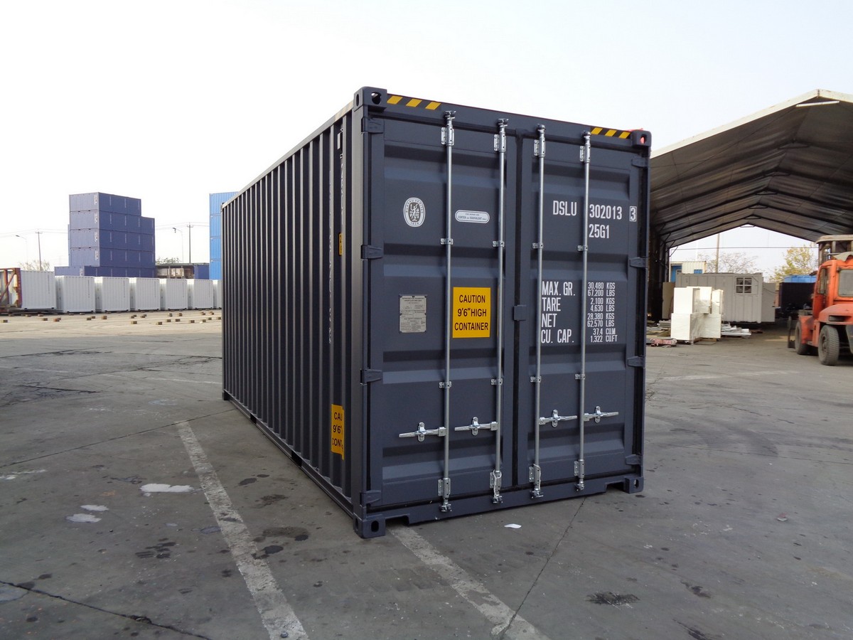 NEWVANコンテナ20ftハイキューブ（グレー/アイボリー） - 岐阜大垣｜スイトコンテナ