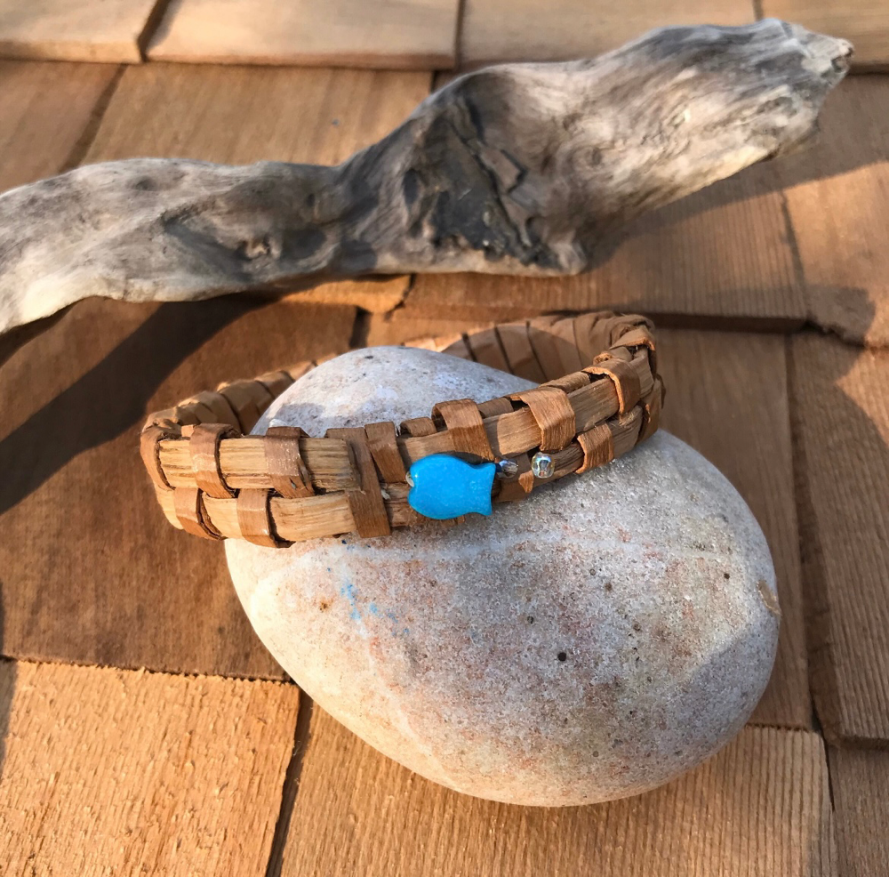 cedar bark bracelet