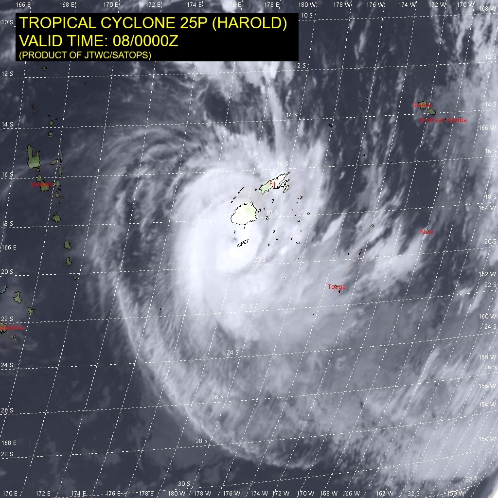 Tropical Cyclone Harold - Storm Science Australia