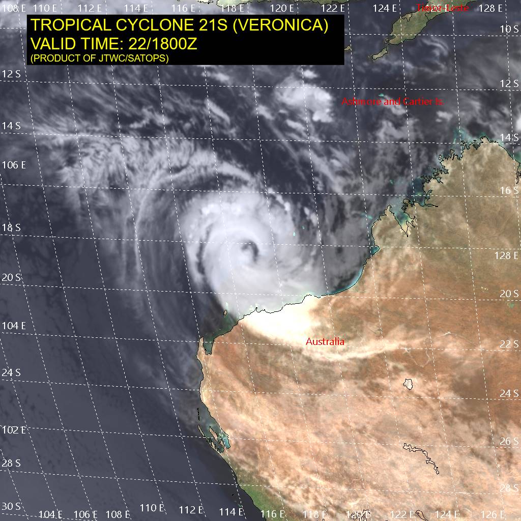 Tropical Cyclone Veronica - Storm Science Australia
