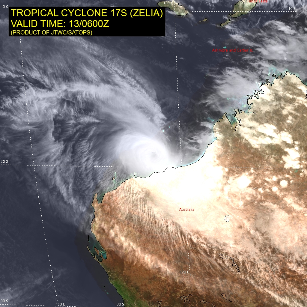 Tropical Cyclone Zelia - Storm Science Australia