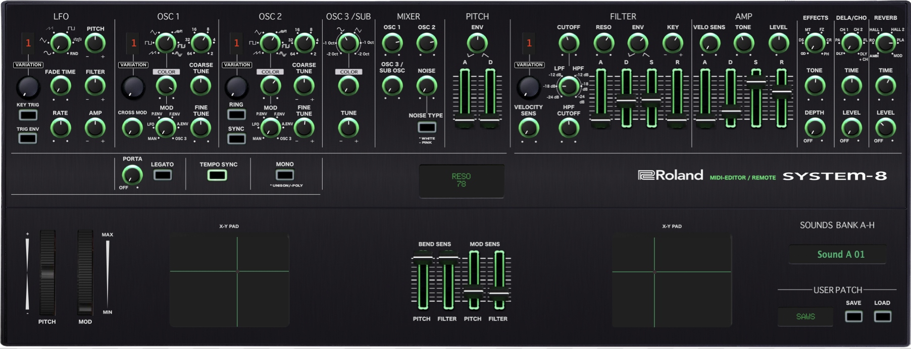 Roland System-8 Editor and Sound Bank - VST and Standalone - Roland ...