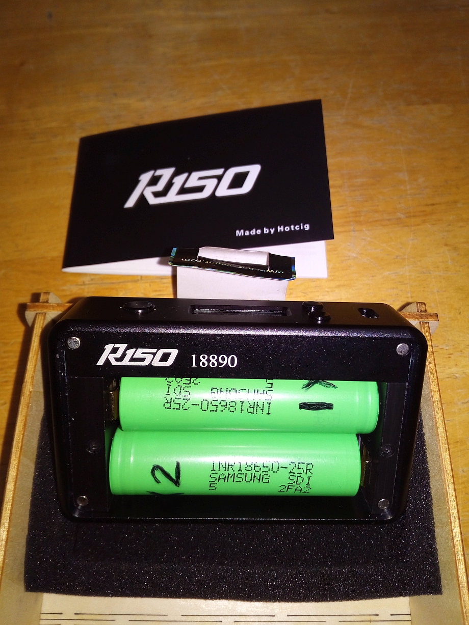 Hotcig R150 TC Mod - Divine Juices