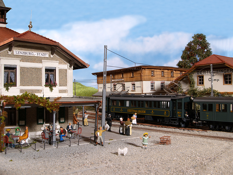 Seetalbahn um 1910 - Historische Bahnanlagen der Schweiz im Modell