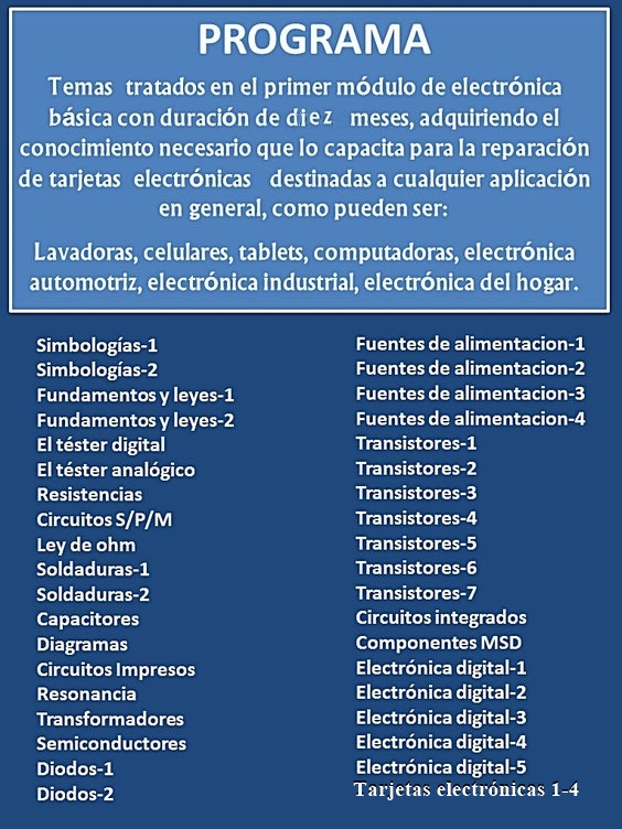 programa de clases - Página web de capacitaweb