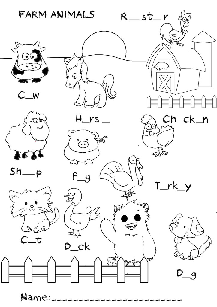 coloring sheets esl