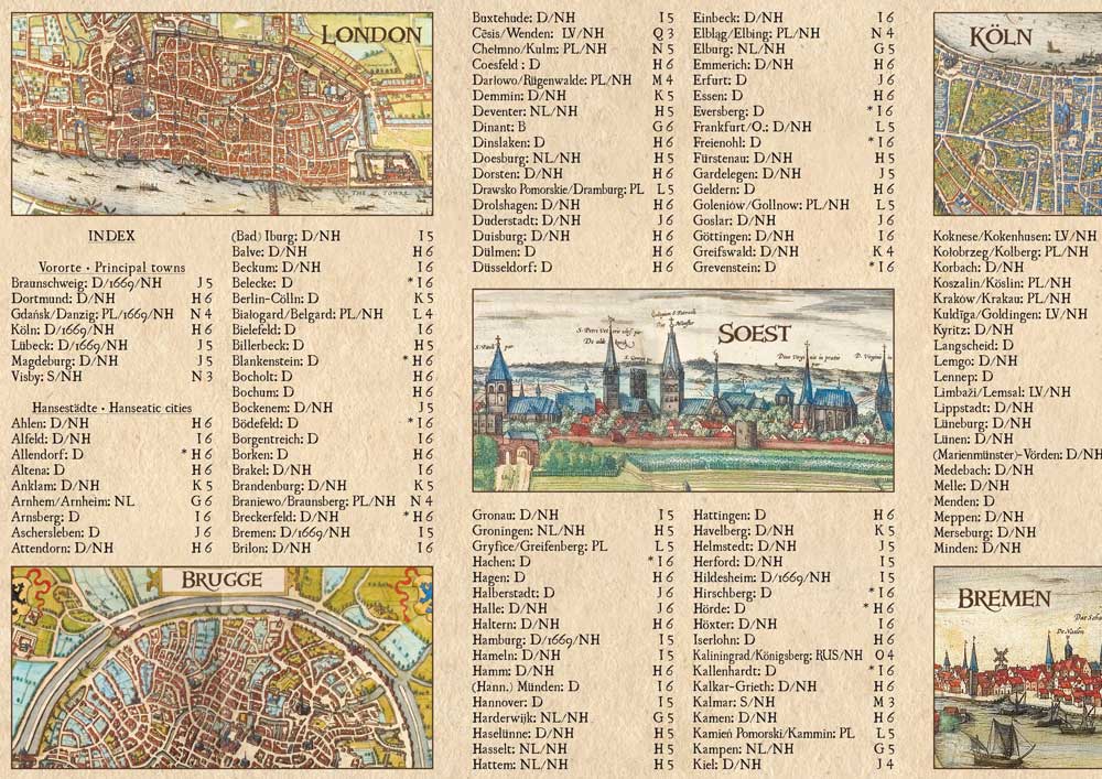 Map of the Hanseatic League - Karten, die Geschichte(n) erzählen | Maps ...