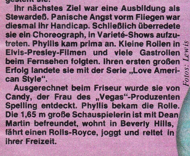 PHYLLIS DAVIS (BEATRICE 'BEA' TRAVIS) - robert-urichs Jimdo-Page!