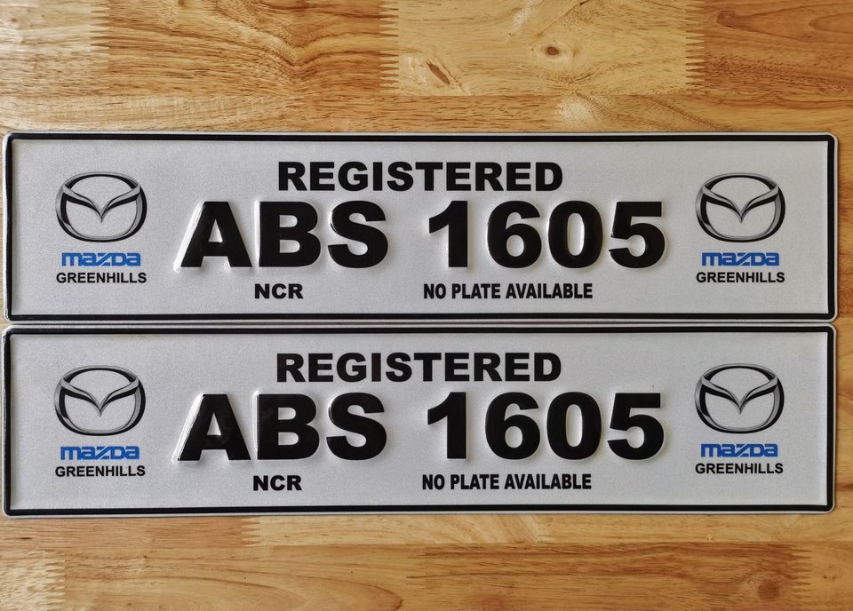 LTO Memorandum Plates - SOUQ Custom Plates