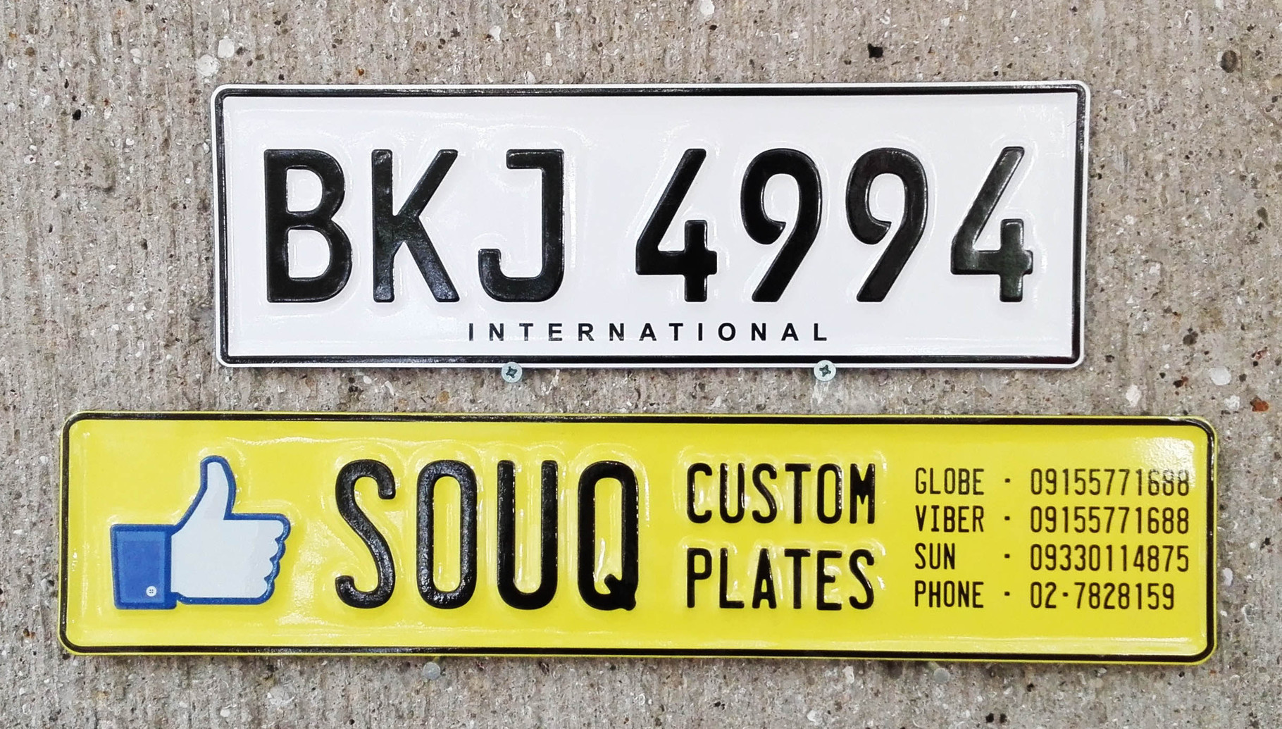 Philippine Size License Plate Design SOUQ Custom Plates philippine-size-license-plate-design-souq-custom-plates