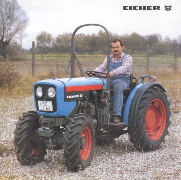 Eicher Schmalspurtraktoren - Technische Daten - tractorbook.de