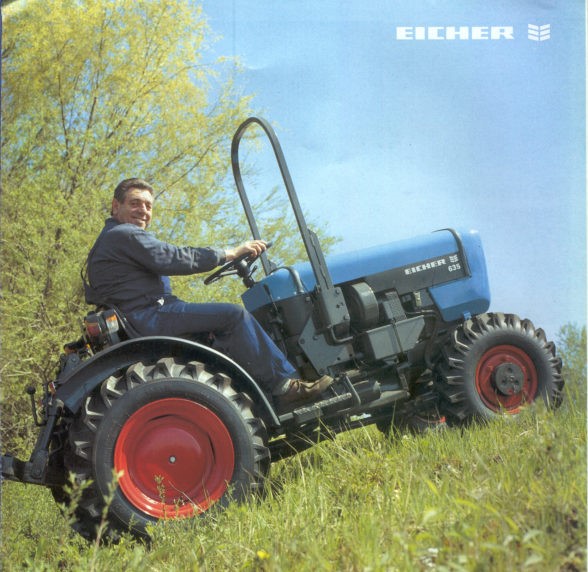 Eicher Schmalspurtraktoren - Technische Daten - tractorbook.de