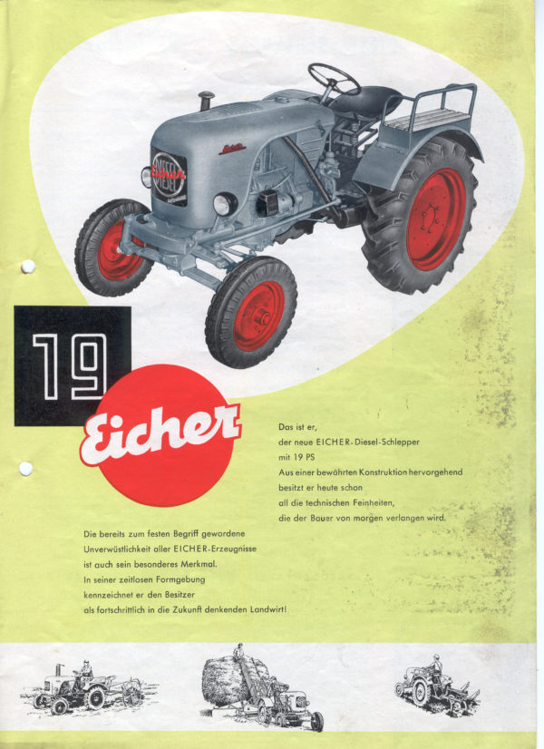 Eicher Standardtraktoren - Technische Daten - tractorbook.de