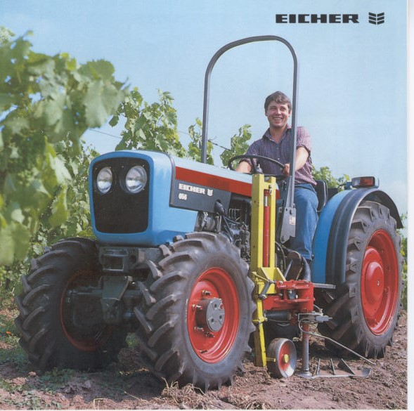 Eicher Schmalspurtraktoren - Technische Daten - tractorbook.de
