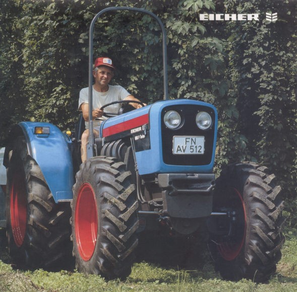 Eicher Schmalspurtraktoren - Technische Daten - tractorbook.de