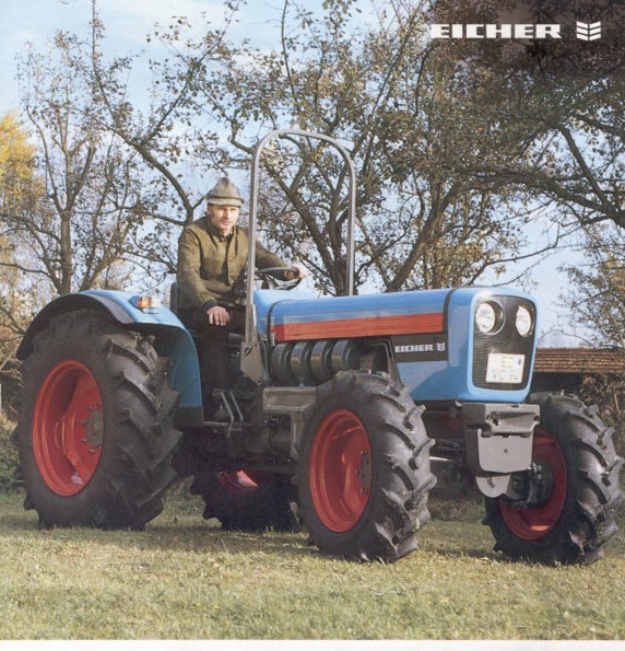 Eicher Schmalspurtraktoren - Technische Daten - tractorbook.de