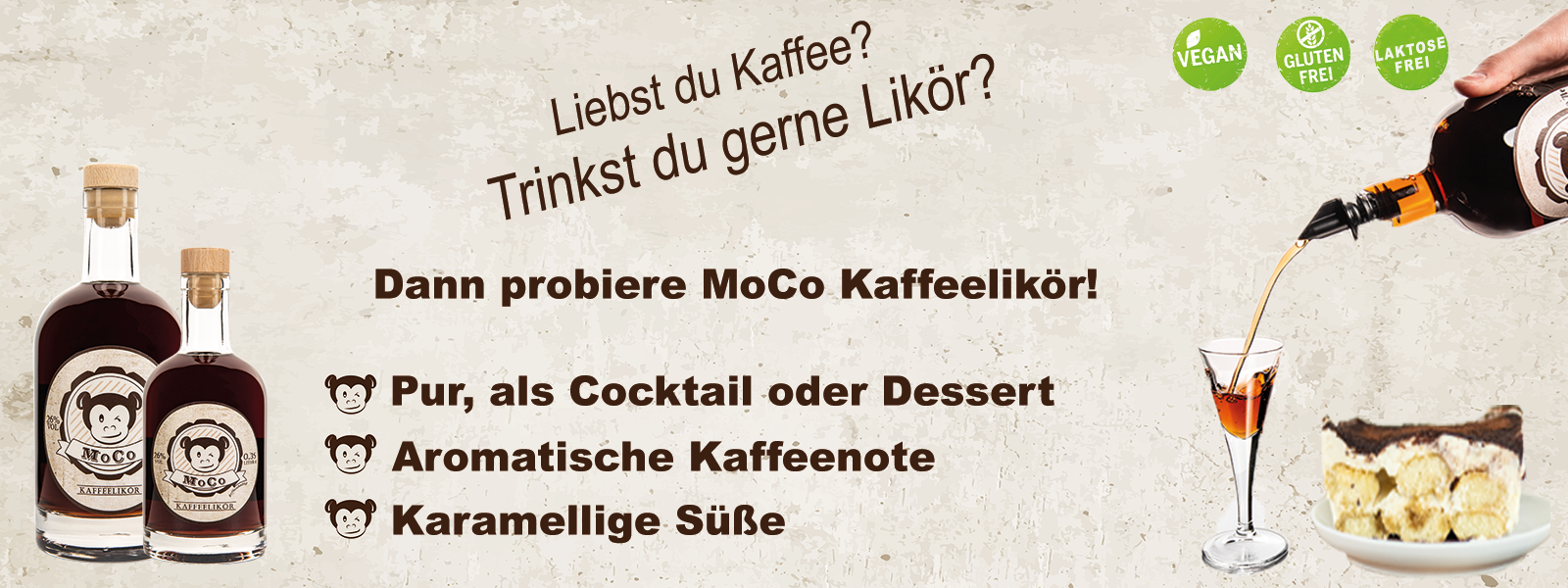 Moco-Likoer: Moco Kaffeelikör aus der Pfalz - MoCo