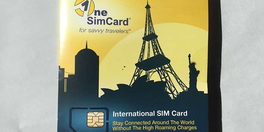 OneSimCard International SIM - Burger Abroad