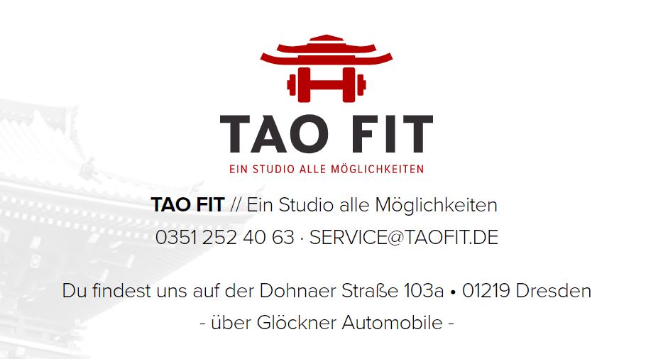 Tao Fit Kampfsportschule Dresden - TaijiDao ist ein System von QiGong und TaiChi Übungen.
