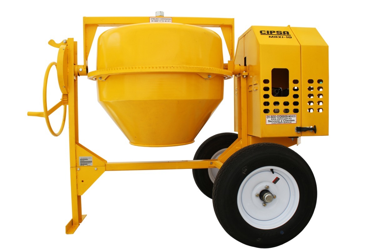 Revolvedora CIPSA MAXI 10 De 1 1/2 Saco Con Motor KOLHER De 9.5 HP ...