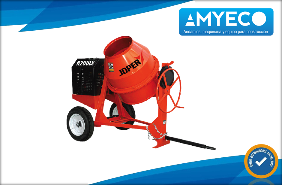 Revolvedora marca Joper de 2 sacos con cofre abatible y sistema de ...