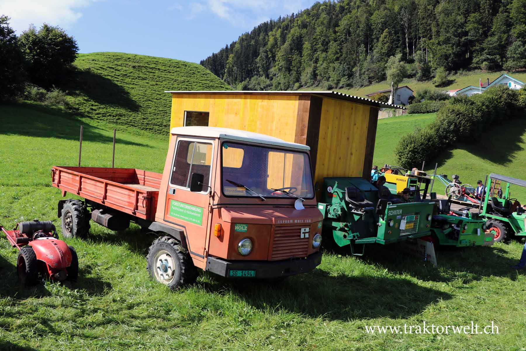 Oldtimertreffen alter Landmaschinen Brunnadern Neckertal - Traktorwelt
