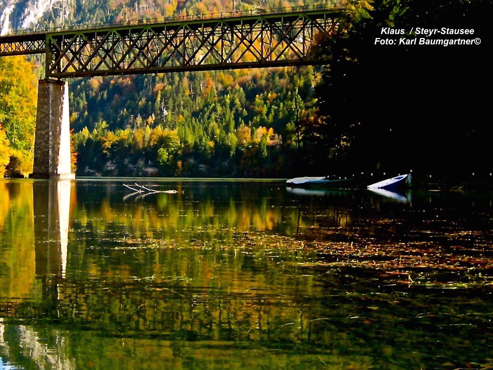 Steyr-Stausee Klaus (von Karl Baumgartner) - forelles jimdo page!