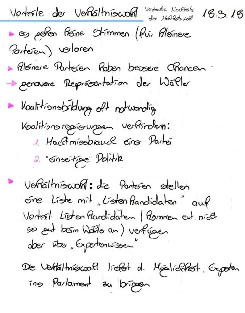 Sozistunde 10022f Mehrheitswahl und Verhältniswahl - Vor- und Nachteile ... Sozistunde 10022f Mehrheitswahl und Verhältniswahl - Vor- und Nachteile ...