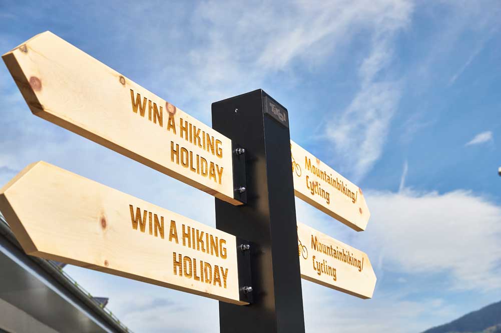 Schilder, Wegweiser und Werbetafeln - WERBETECHNIK & DRUCK TIROL - HERR ...